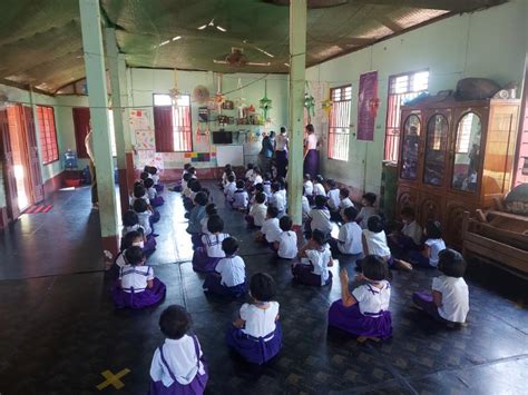သံဖြူဇရပ်မြို့ စက်စဲကျေးရွာမိခင်နှင့်ကလေး မူကြိုကျောင်းအား ကိုဗစ် ၁၉ စည