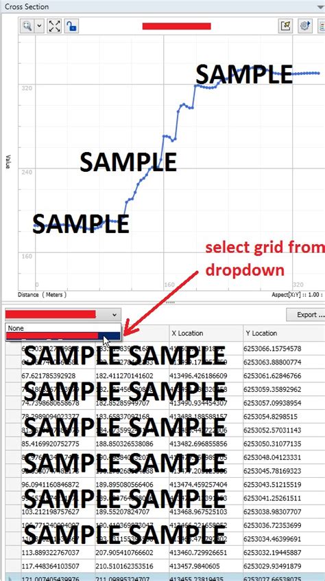 How To Create Cross Section For Surface Grids In Mapinfo Pro Advanced