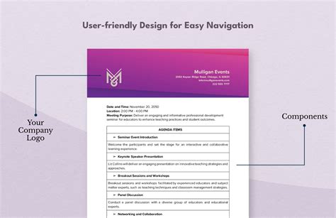 Event Program Agenda Template In Word PDF Google Docs Download Template Net