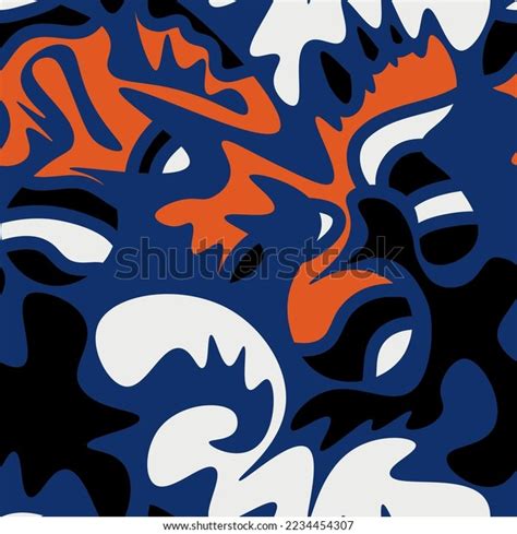 Seamless Abstract Unusual Artwork Wave Pattern Stock Vector Royalty Free 2234454307 Shutterstock