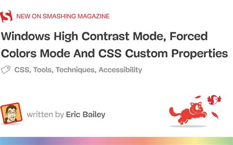Windows High Contrast Mode Forced Colors Mode And Css Custom Properties Kerbco Web Services