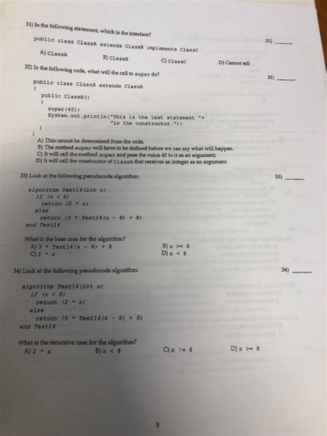 Solved 31 In The Following Statement Which Is The