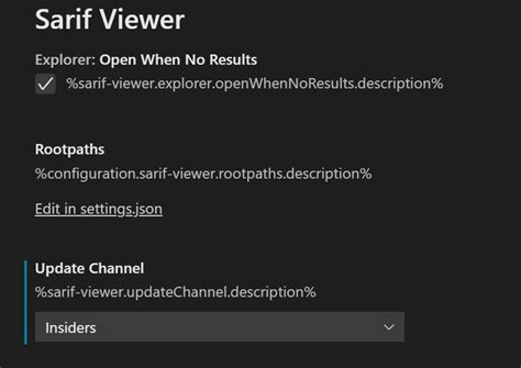 Display Strings For Settings Are Missing · Issue 298 · Microsoftsarif