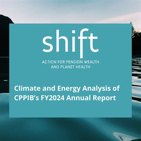 Climate And Energy Analysis Of Cppibs Fy2024 Annual Report — Shift