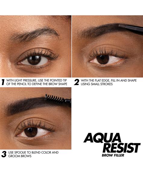 Make Up For Ever Aqua Resist Brow Filler Waterproof Eyebrow Pencil In