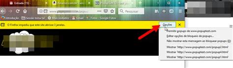 Bloqueio de janela pop up no navegador ª via Como Tirar Segunda Via