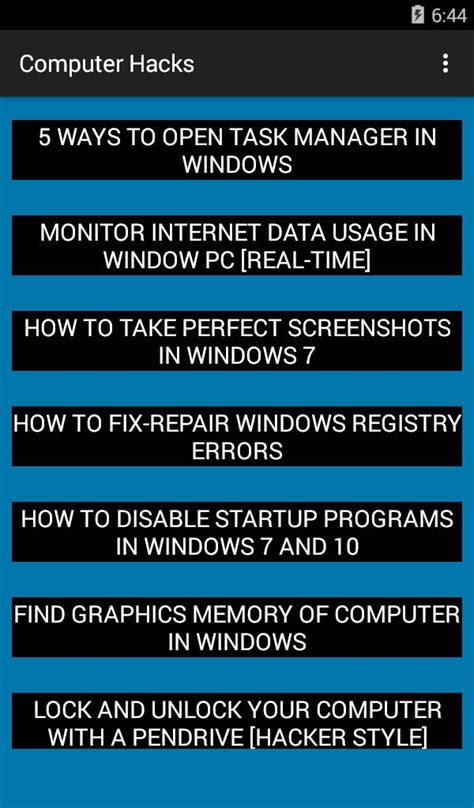 computer hacks apk for android download