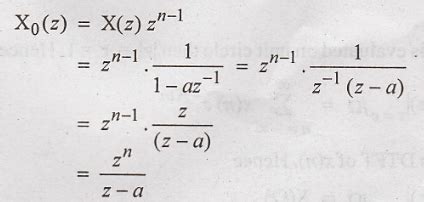 Relationship Between Z Transform And DIFT Inverse Z Transform Using Contour Integration