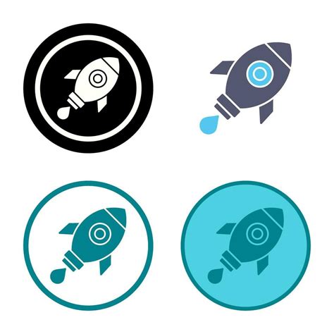 Rocket Vector Icon 34643759 Vector Art At Vecteezy