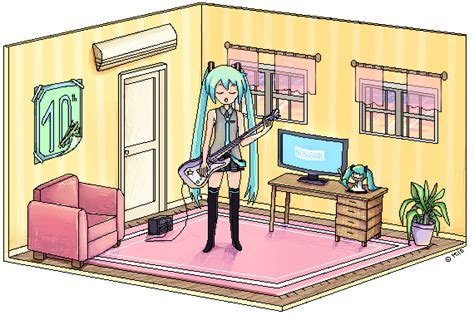 Miku Room By MiI0 On DeviantArt