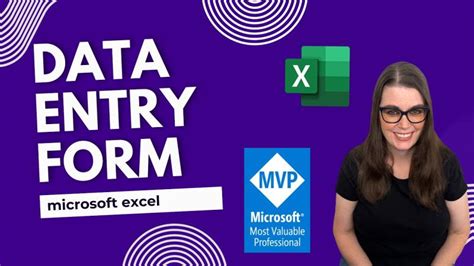 How To Create Dynamic Data Entry Forms In Excel Melissa Compton