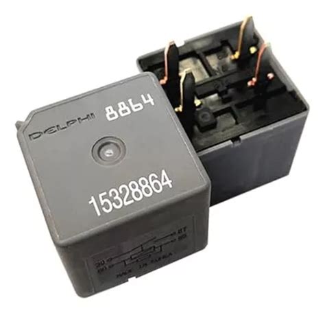 Relay relé Multiuso Delphi 8864 4 Pines 15328864 Korea MercadoLibre