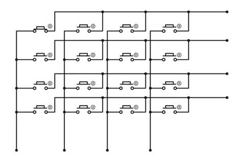 Interfacing An Atmega32 Microcontroller With A 4x4 Keypad