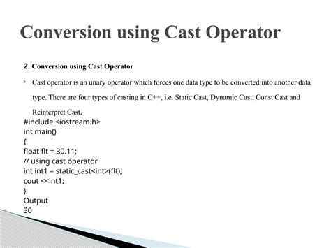 Oprators In Cpptypes With Example And Detailspptx
