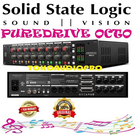 Jual Solid State Logic PureDrive Octo Channel Mic Line Instrument Preamp Shopee Indonesia