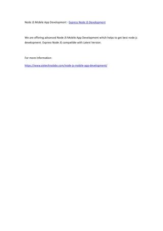 PPT Node Js AngularJs And Express Js Tutorial PowerPoint Presentation ID 7366091