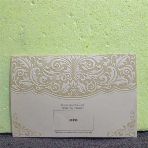 Jual Print Undangan Nikah Erba 88199 Pernikahan Sunat Sunatan Khitan