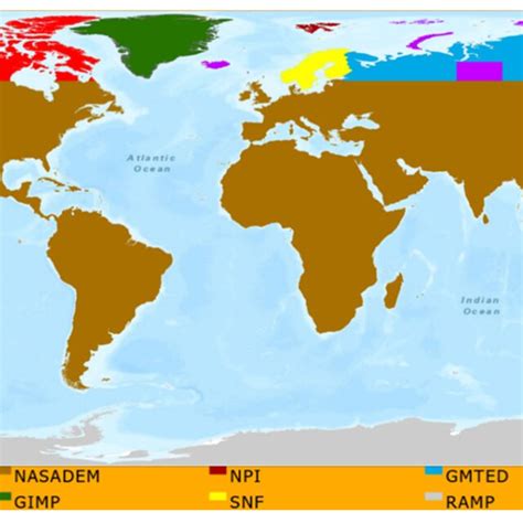 Copernicus Digital Elevation Model Dem Coverage Download Scientific Diagram