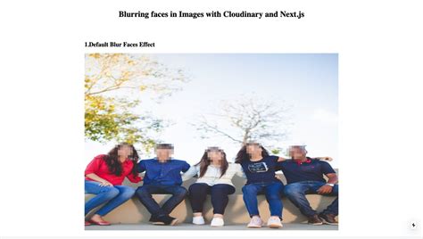 Blur Faces In Images In Nextjs