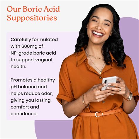 Boric Acid Suppositories For Women Ph Balance Pills