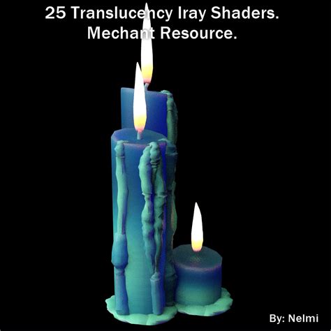Translucency Iray Shaders Mr 3d Figure Assets Nelmi