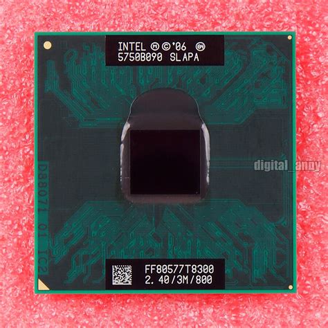 Intel Core 2 Duo T8300 2.4 GHz Dual-Core CPU Processor SLAPA SLAYQ ...
