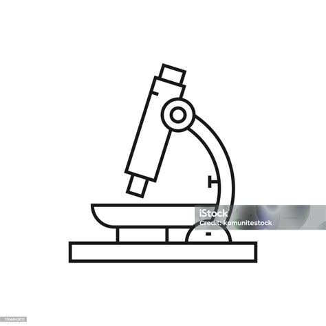 연구 라인 아이콘 벡터 일러스트 레이 션입니다 로고 모바일 앱 웹사이트 Ui Ux 기호 기호에 대한 아이콘 디자인 Stem 주제에 대한 스톡 벡터 아트 및 기타 이미지