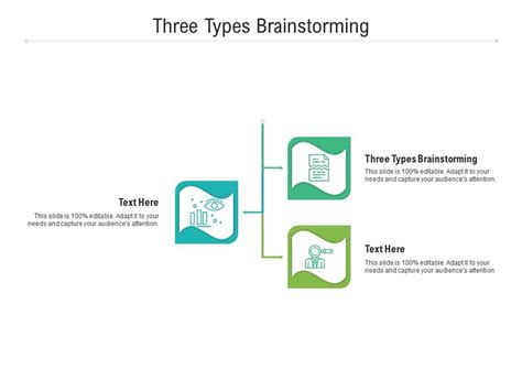 Three Types Brainstorming Ppt Powerpoint Presentation Inspiration Information Cpb Presentation