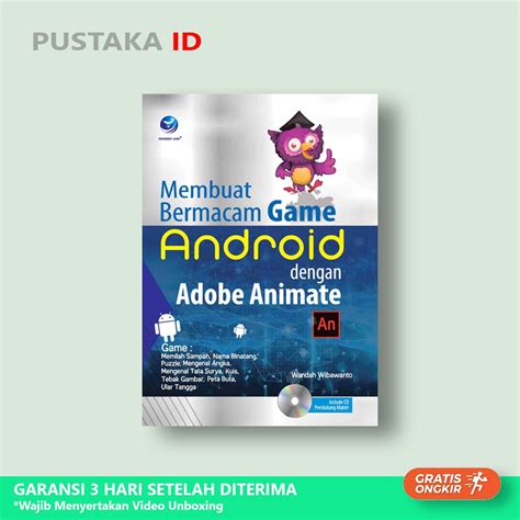 Jual Buku Membuat Bermacam Game Android Dengan Adobe Animate Cd Original Shopee Indonesia
