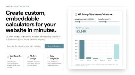 Build Custom Calculators For Your Website In Minutes The Calculator