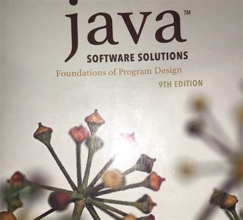 Solved Java Software Solutions Foundations Of Program Design