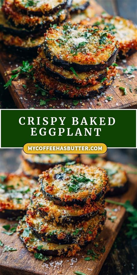 Healthy Crispy Baked Eggplant Quick Dinner Recipe Eggplant With