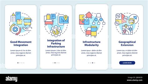 Maas Requirements Onboarding Mobile App Screen Stock Vector Image And Art Alamy