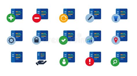 code editor interface on computer screen stock vector illustration of