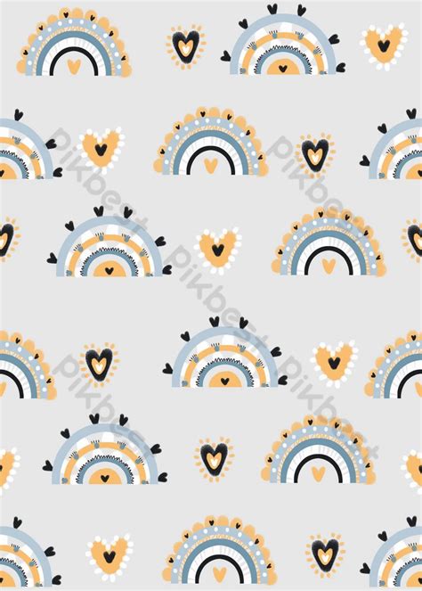 Cute Simple Patterns Cartoon Pattern Tiled Background Psd Free Download Pikbest
