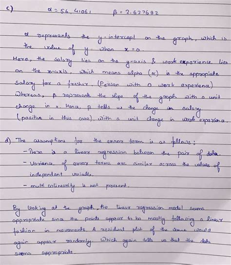 Solved Tom One Of Harrys Colleagues Has Performed A Linear