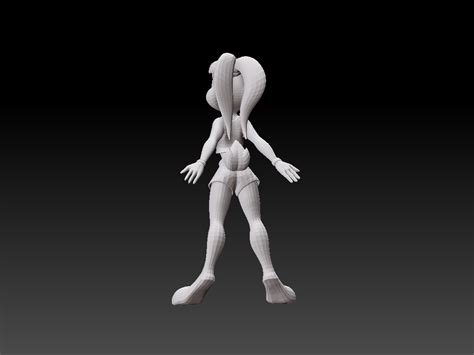 Stl File Cute Rabbit Toon Tabbit Girl Rabbit Female Rabbit 🐇 ・template To Download And 3d