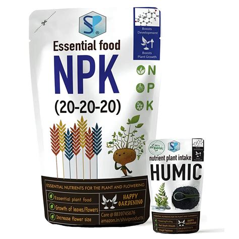 Buy NPK 20-20-20 Fertilizers + Organic Humic Acid Fertilizer at Best ...