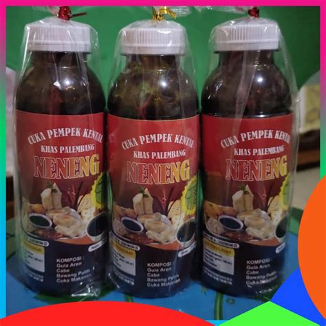 Jual Cuko Pempek Khas Palembang Cap Neneng 450 Gram Biang Cuko Kental Enak Shopee Indonesia