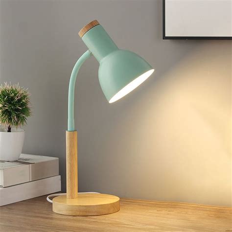 Metal Domed Night Table Lamp 1 Bulb Blackwhiteyellow Colors