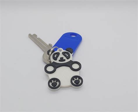 Panda Keychain By Lubi Tech Download Free Stl Model