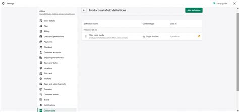 How To Manage Filter Color Media Using Meta Fields Zemez Support