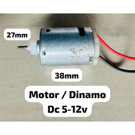 Dynamo Dc 5 12v Motor Dc 5 12v Dynamo Blender Mini Dynamo Drill Portable Shopee Malaysia