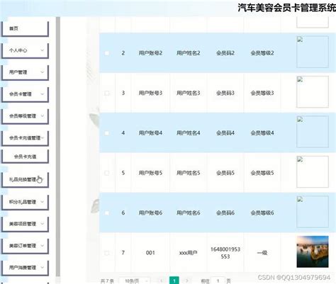 Springbootssmphpdjango汽车美容会员卡管理系统 微信小程序php 小程序会员制洗车 代码 Csdn博客