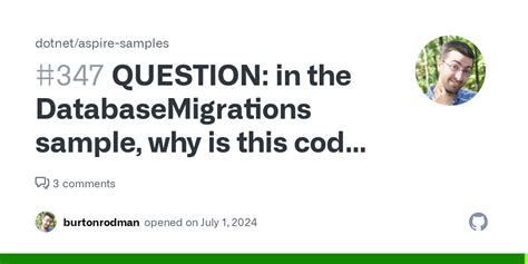 Question In The Databasemigrations Sample Why Is This Code So Complex