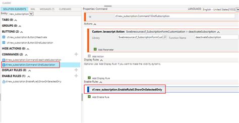 Show Ribbon Button Only On Selected Sub Grid Of The Same Entity