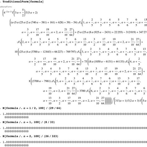 Hypergeometric Formula Pα For Hilbertschmidt Generic 2 × 2 Download Scientific Diagram