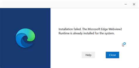 wix installer msi failing due to webview2 runtime installer registry