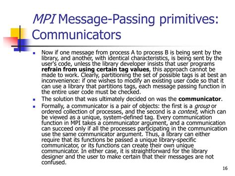Ppt Lecture 7 The Message Passing Interface Mpi Powerpoint Presentation Id4046840