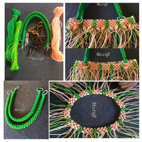 Macrame Bag Handles Macrame Bag Bag Handle Handmade Bags